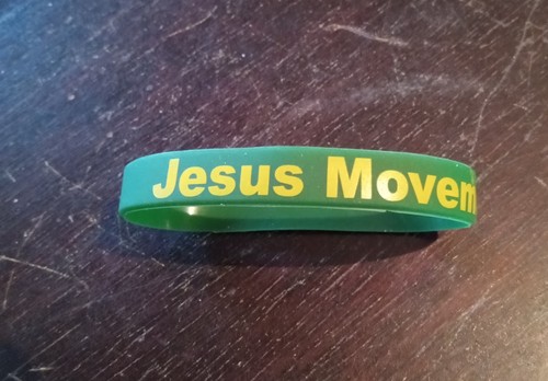 Jesus Movement Wristband - Rubber - 2.5" Diameter - 3 per package - NEW ...
