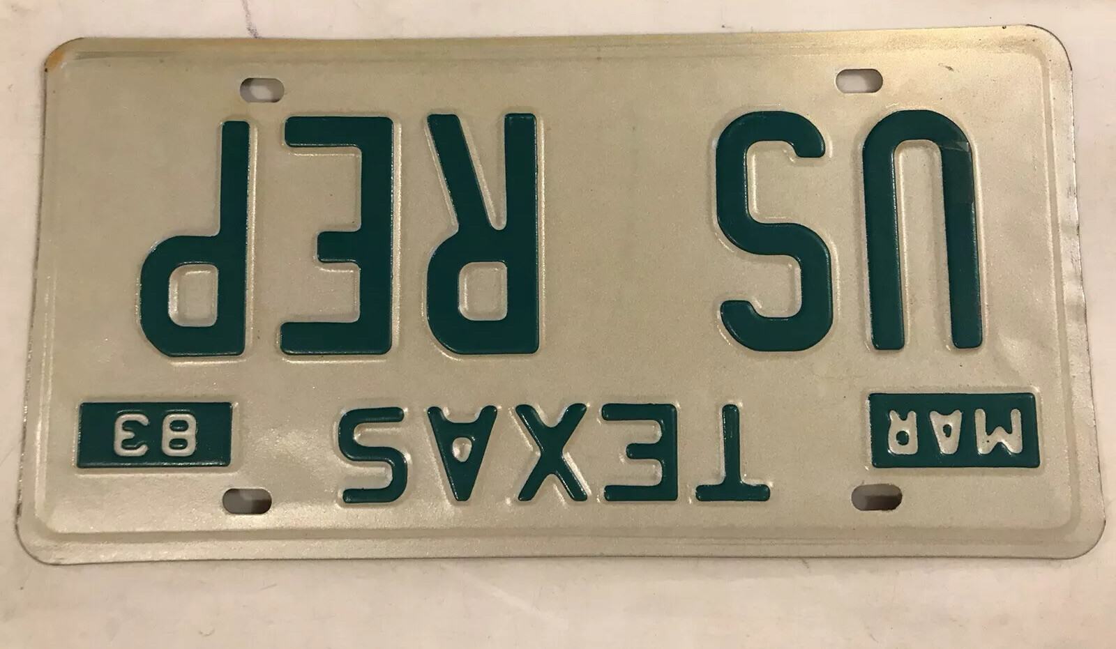 Vanity U.S. REP REPRESENTATIVE license plate Congressman Congress House ...