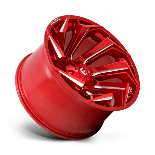 22X12 Fuel 1PC D754 REACTION 8X6.5 -44MM CANDY RED MILLED (4 ...