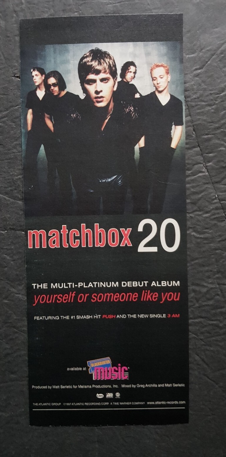 Matchbox 20 Yourself Or Someone Like You