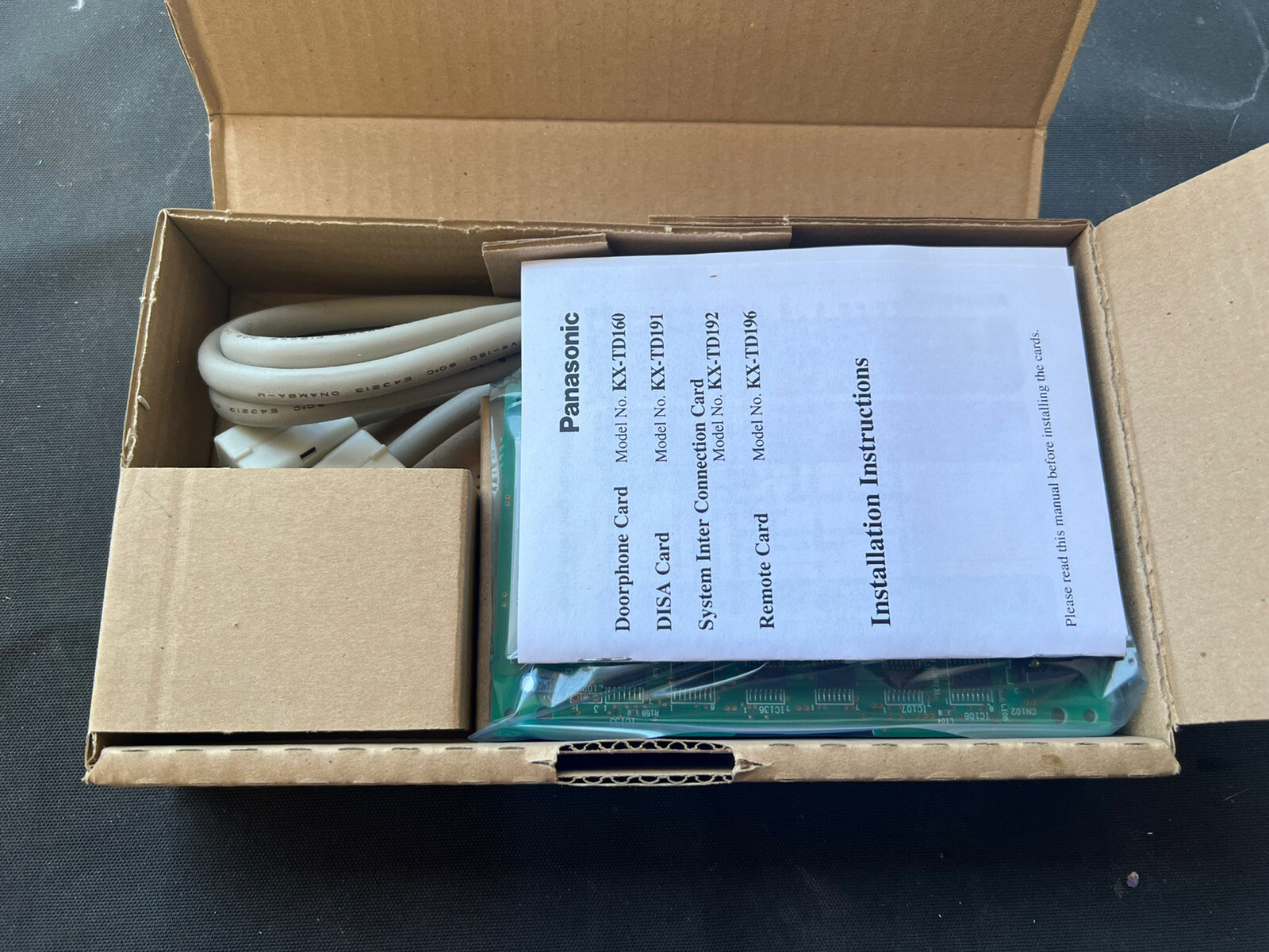 Panasonic Kx-td192 System Interconnection Kit for Td1232 for sale ...