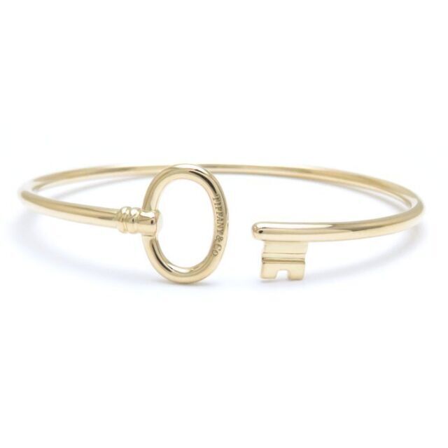 Tiffany & Co. Tiffany Keys Oval Bangle Bracelet 18k Yellow Gold ...