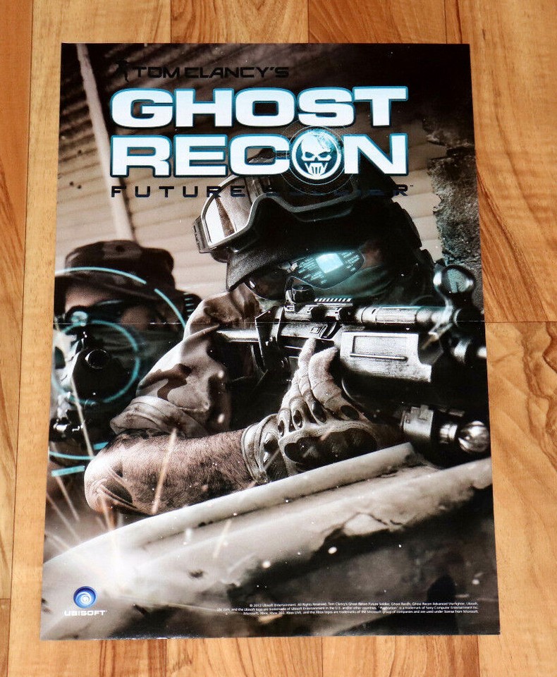 Tom Clancy's Ghost Recon Future Soldier Very Rare Poster PS3, Xbox 360 ...