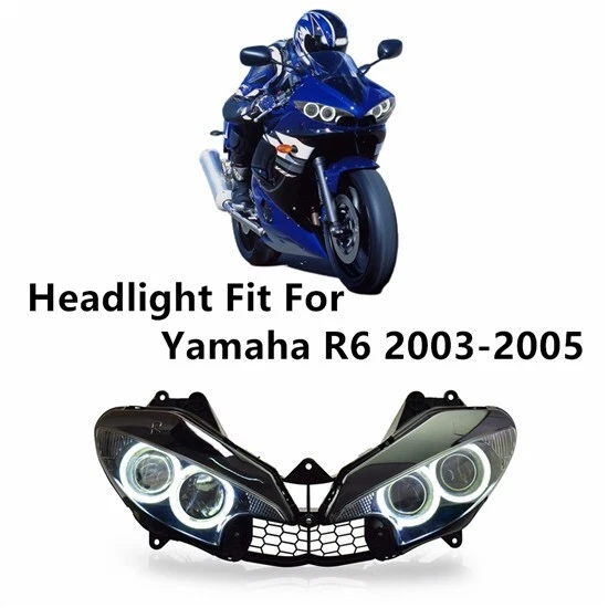 2005 Yamaha R6 White