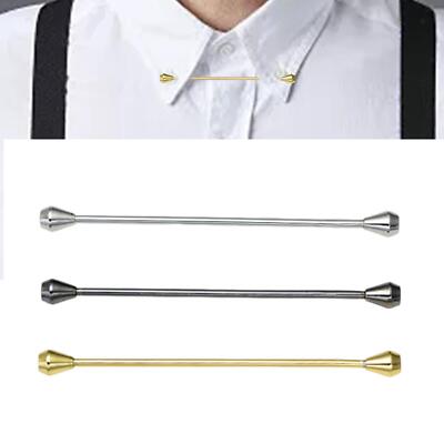 Mens Shirt Collar Pin Clip Bar Brooch Decor Men's Collar Bar Tie Pin ...