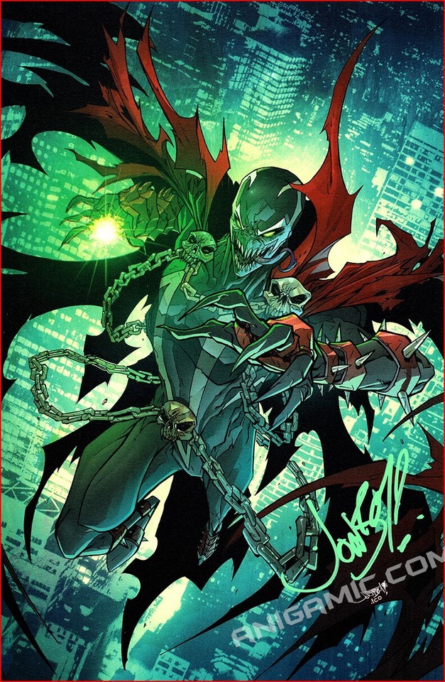 SPAWN Resurrection SIGNED ART PRINT Jonboy Meyers AUTOGRAPHED New NYCC ...