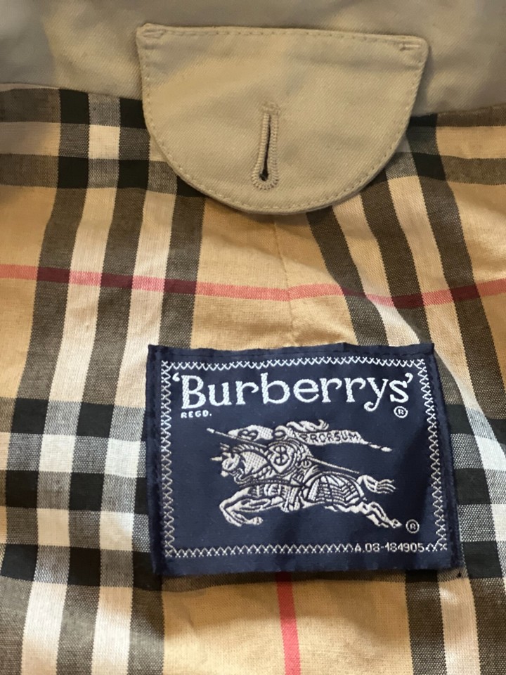 Vintage Burberys full length mac, beige, good condition, 44 inch chest ...