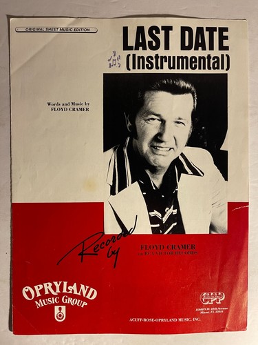 Last Date (Intetrumental) By Floyd Cramer 1960 Acuff Rose | eBay