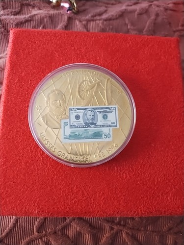 VINTAGE 50 BANK NOTE ULYSSES GRANT PRE 1996 FEDERAL RESERVE SOUVENIR ...