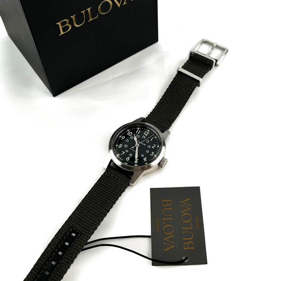 Bulova Military VWI Special Edition HACK 38mm Automatic Men's 96A259 ...