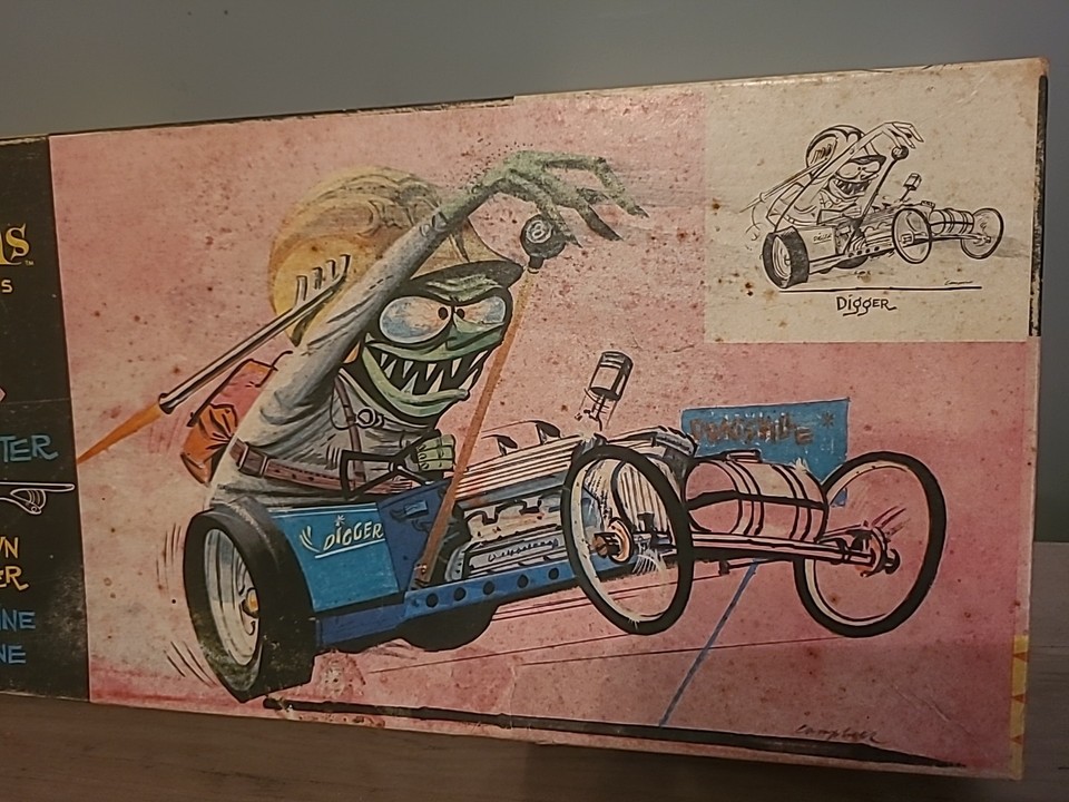 Vintage WEIRD-OHS "DIGGER" Model Hawk Kit Complete Oriiginal | eBay