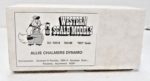 Western Scale Models Kit - HO - Allis Chalmers Dynamo Kit - Limited ...