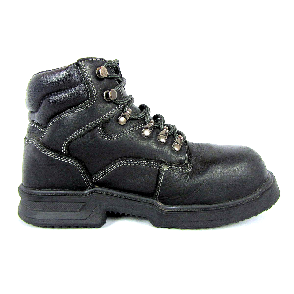 SFC PRO Shoes for Crews Mens Leather Work Boots 8298 Steel Toe Size 5 ...