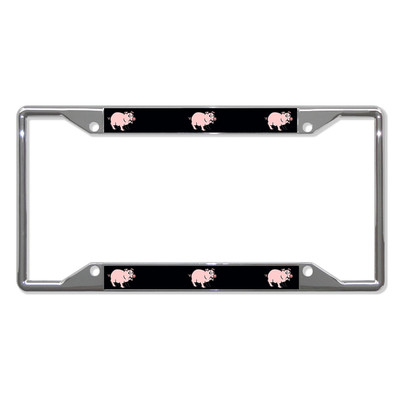 PIGS ANIMAL Metal License Plate Frame Tag Border Four Holes | eBay