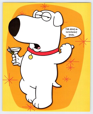 MARTINI BRIAN FAMILY GUY 7.5"X9" Book Page Clipping M431 | eBay