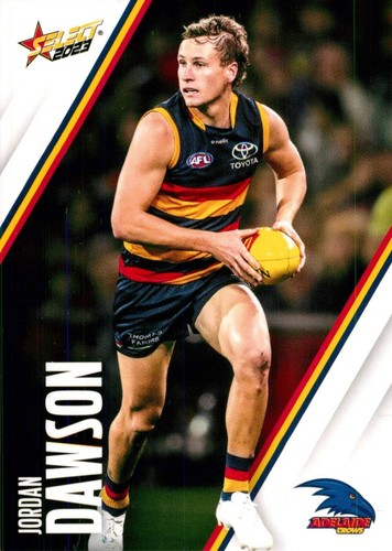 Nouveau 2023 ADELAIDE CROWS AFL Card JORDAN DAWSON Footy Stars | eBay