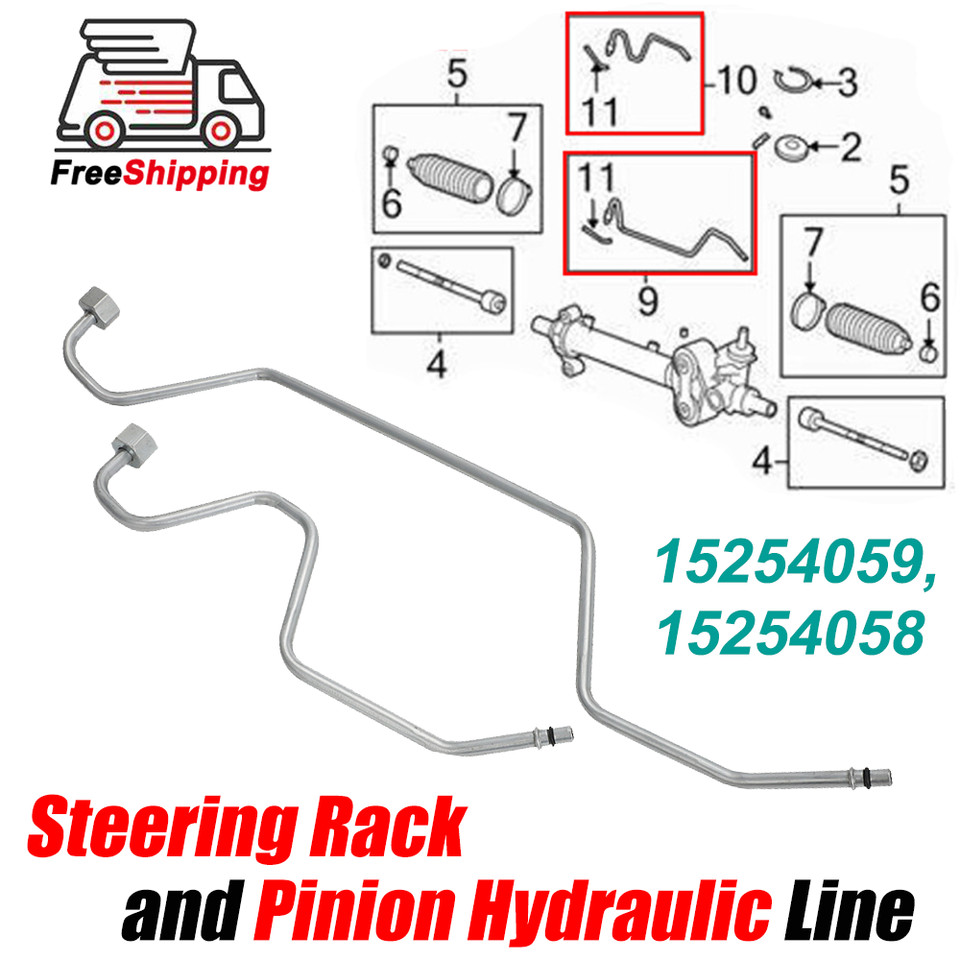 2007-2014 Chevrolet Tahoe Suburban Avalanche Steering Rack Pinion ...