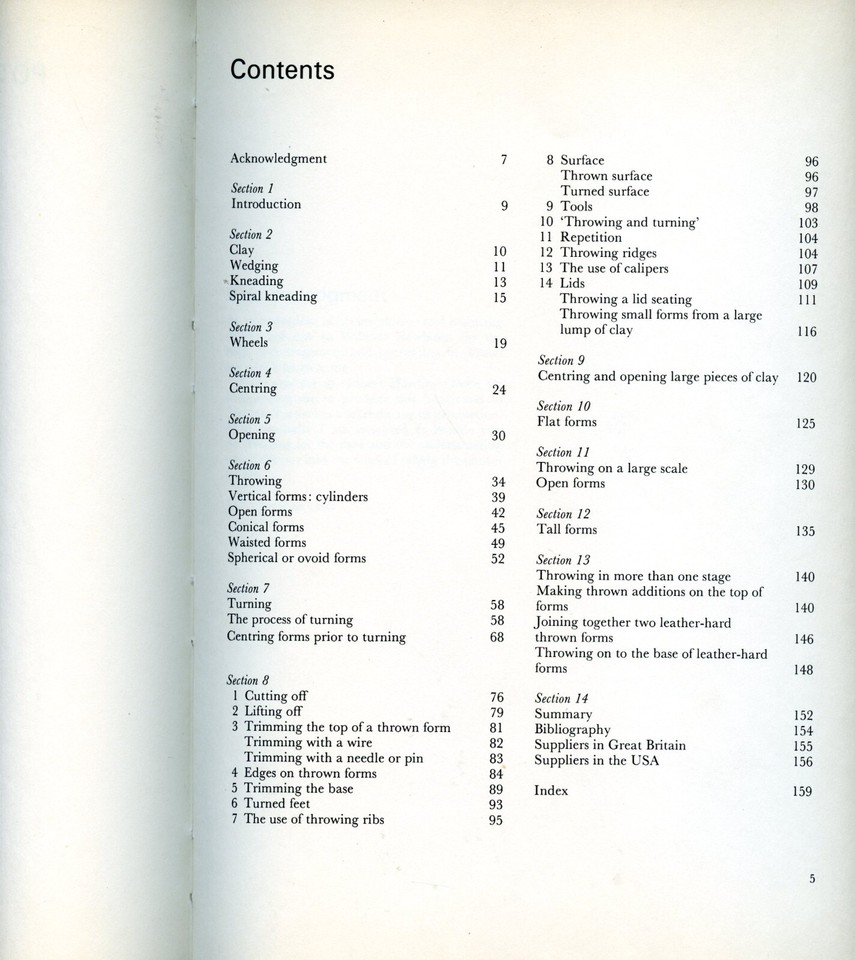 Pottery The Technique of Throwing, by; John Colbeck, HC Book, 1969 ...