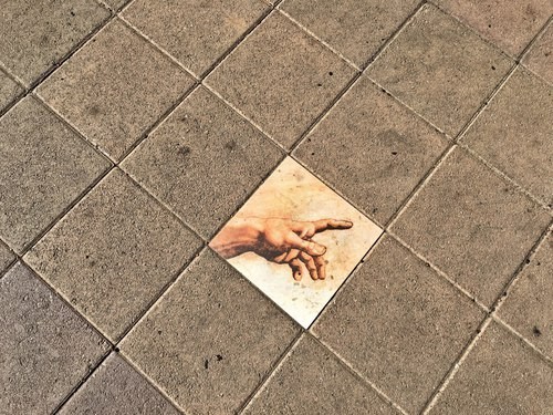 Michelangelo - Creation of Adam Tile Art Print 8x10 11x14 | eBay