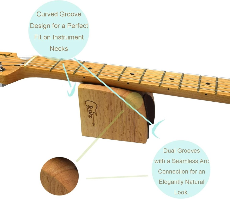 Guitar Neck Rest Cradle Cube String Instrument Neck Support Pillow ...