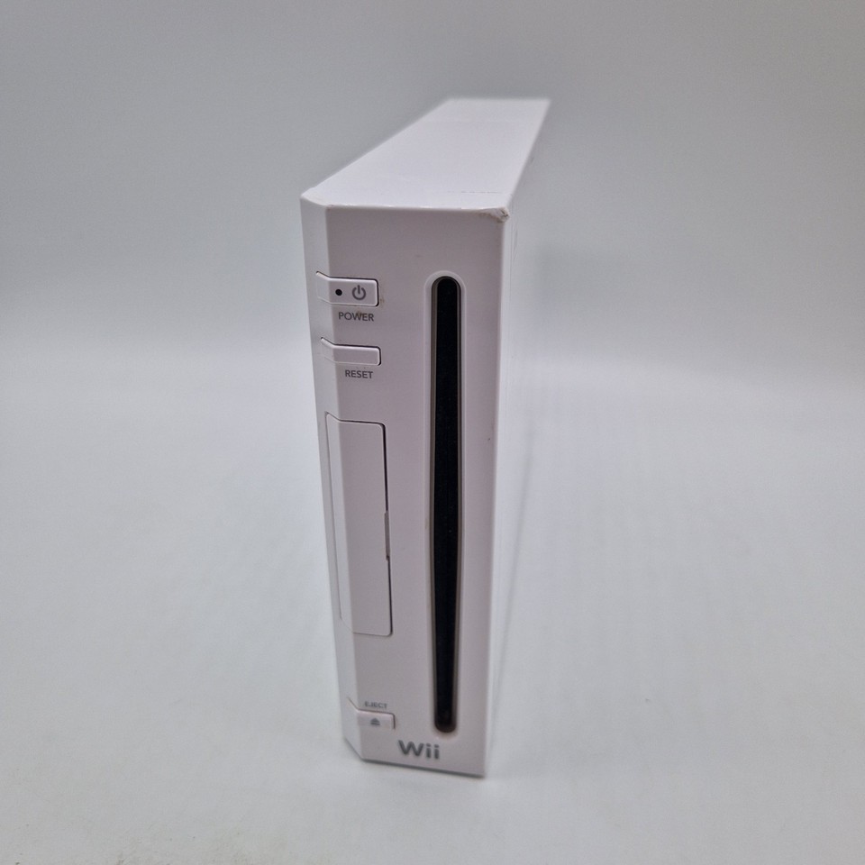 Nintendo Wii Console White + Controller +Nunchuk + Wii Sports - Tested ...