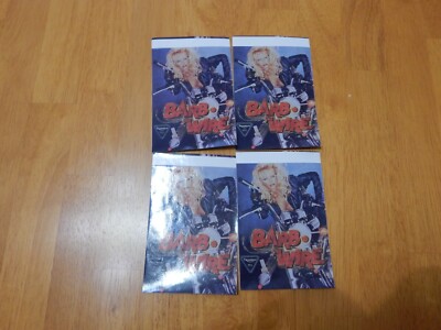 Pamela Anderson BARB WIRE 1996 Triumph promo Sticker 3 1/4 x 5 lot of 4 ...