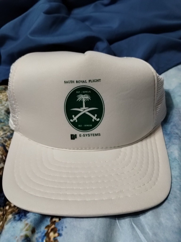 Vintage E-SyStems Ball Cap, From The SAUDI ROYAL FLIG… - Gem