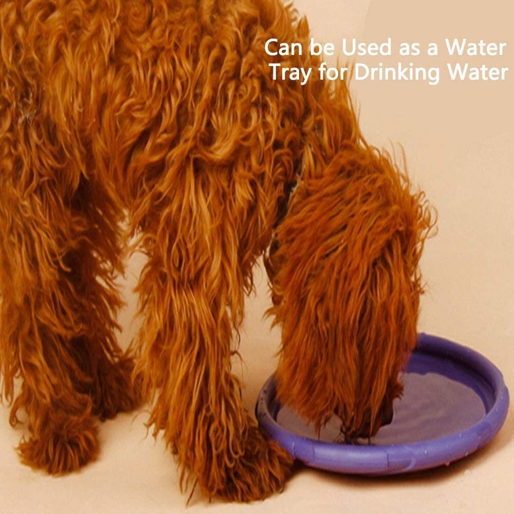 Flying Disc Dog Frisbee Training Toy Silicone Frisby TPE Rubber Toy 7 ...