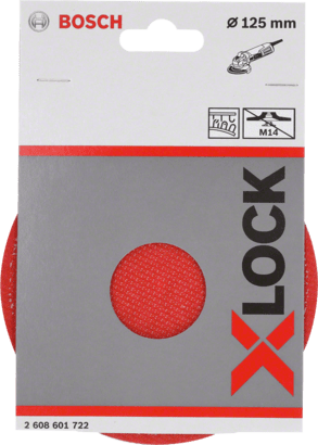 Genuine Bosch 2608601722 X-LOCK Backing Pad Hook and Loop For small ...