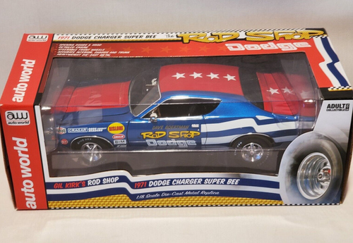 1971 Rod Shop 1:18 Dodge Charger drag car Auto World #AMM224 Dave ...