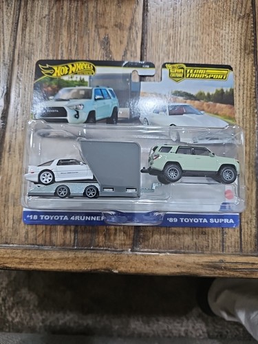 Hot Wheels Team Transport '18 TOYOTA 4RUNNER and '89 TOYOTA SUPRA | eBay
