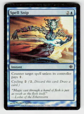 Shards of Alara #57 Spell Snip FOIL | eBay