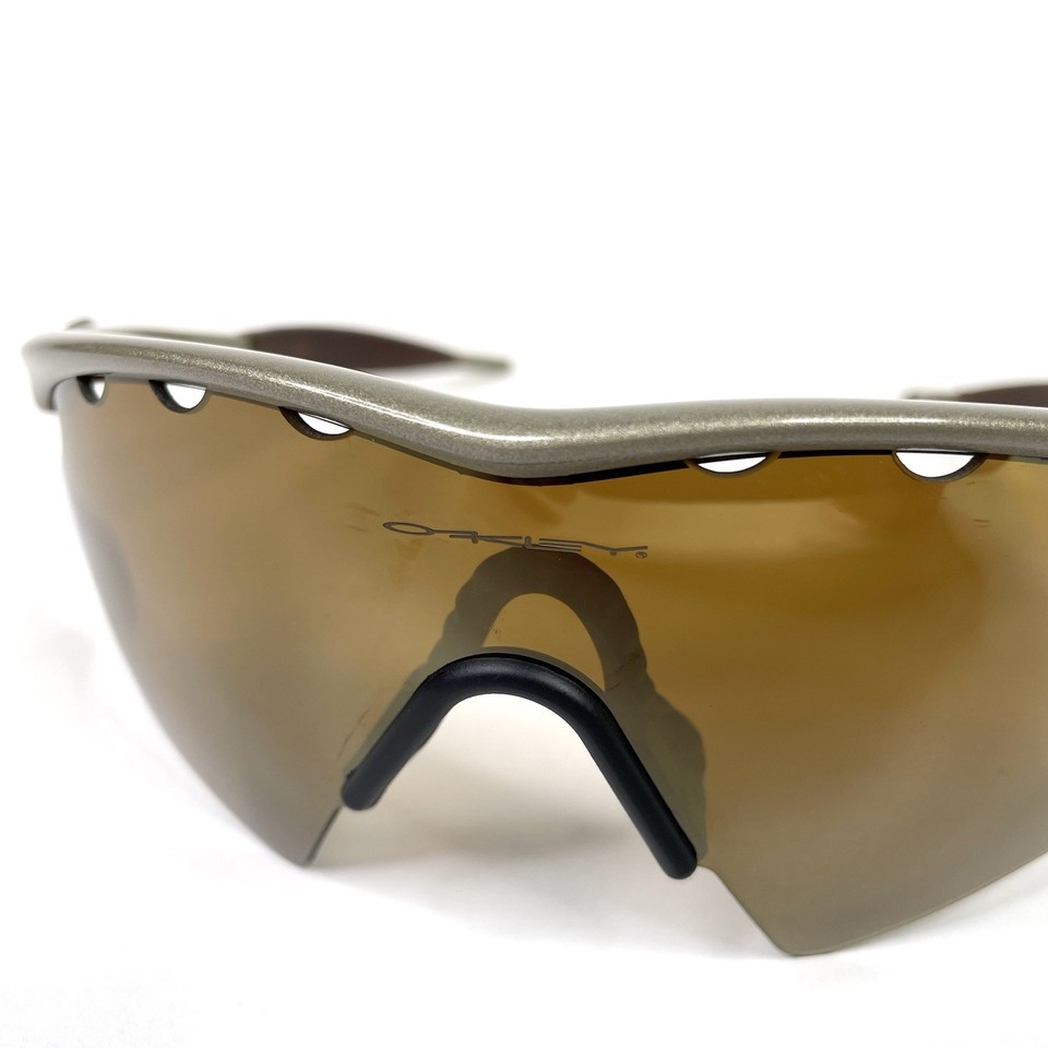 Oakley Pro M Frame Metallic Sand w/Heater Gold Iridium Lenses | eBay