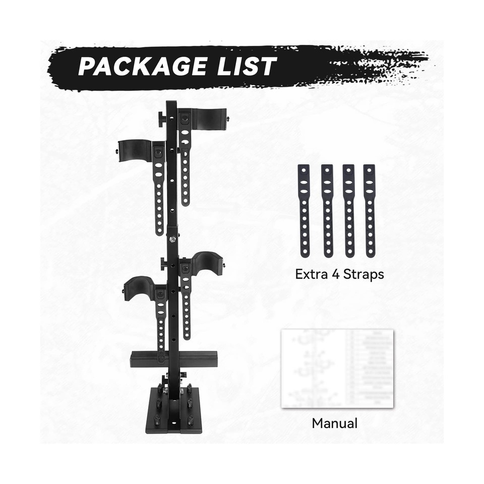 StarknightMT UTV Gun Holder UTV Gun Rack Stand Up Gun Mount Compatible ...