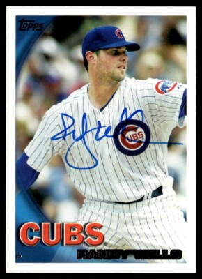 2010 Topps Randy Wells Auto Chicago Cubs #520 Signed IP Autograph | eBay