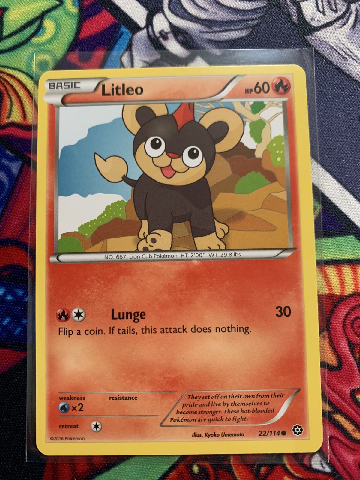 Litleo 22/114 - Common Pokemon Card - Steam Siege Set (2016) - NM/M | eBay