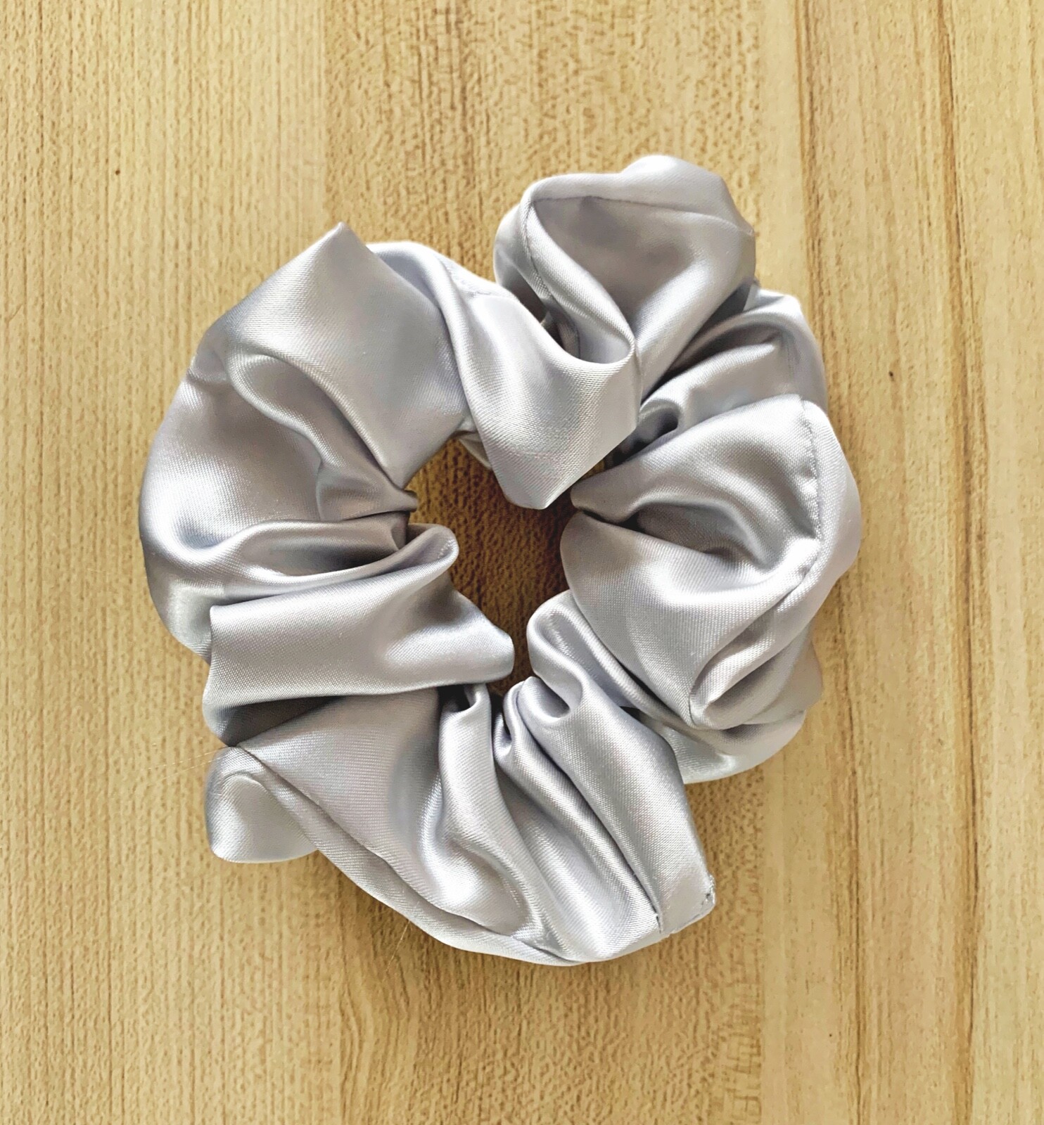 Silk Scrunchies | set of 3 | Grey. Black. Ivory | eBay