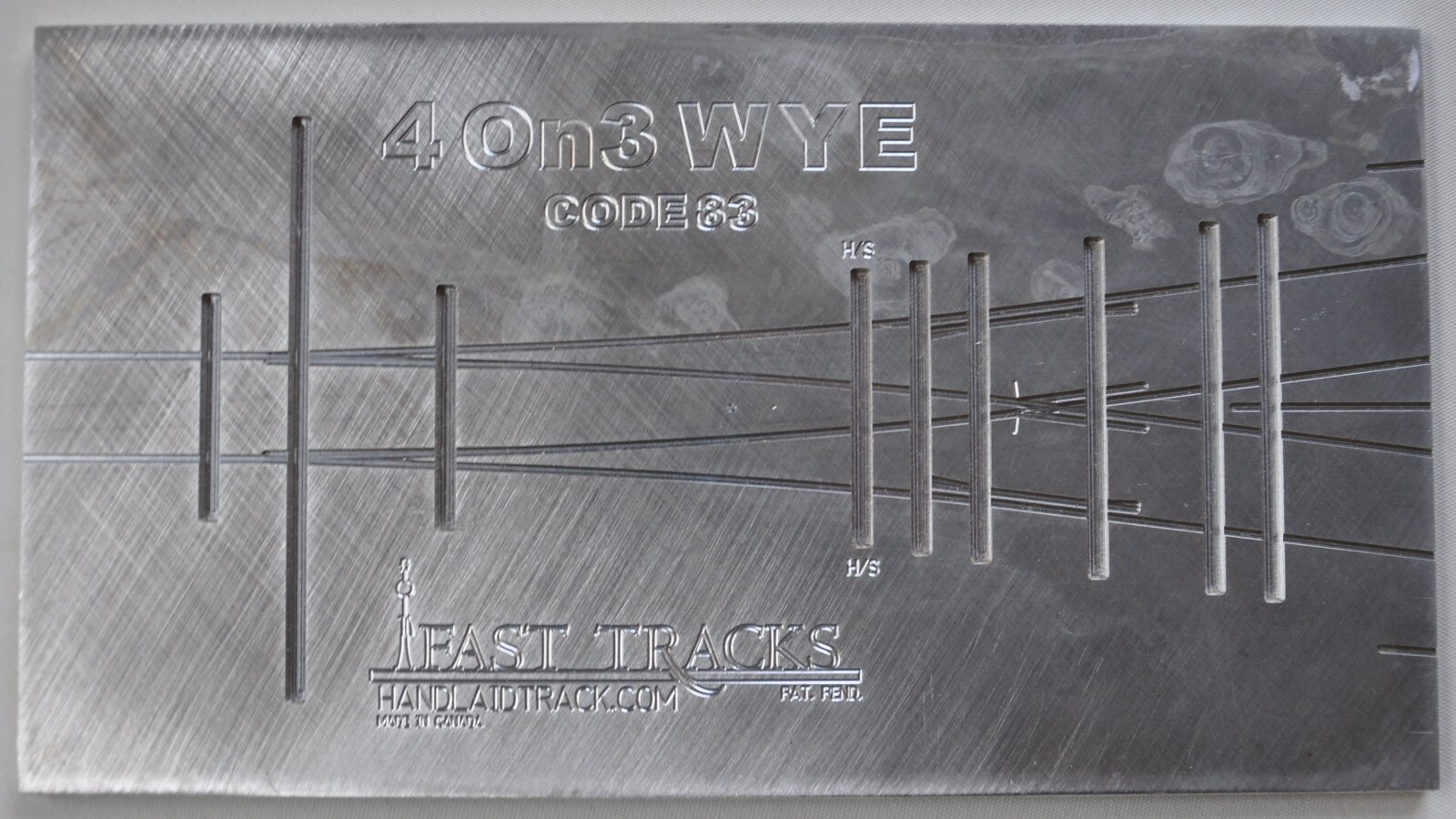 Fast Tracks On3 #4 WYE Turnout Assembly Fixture Jig Code 83 | eBay