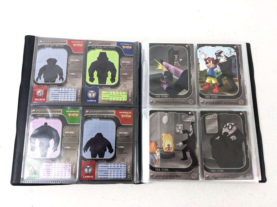 Original Disney's Toontown Online Trading Cards in Binder W/ 39 Series ...