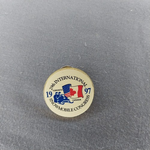 1997 International Toronto Canada Snowmobile Congress Metal Lapel Hat ...