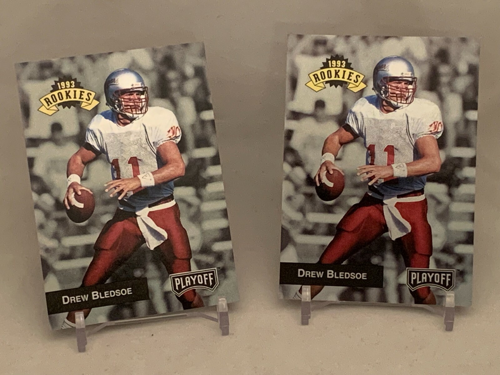 (2) Lot 1993 Playoff Drew Bledsoe #295 ROOKIE CARD | eBay