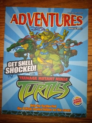 Teenage Mutant Ninja Turtle Activity Sheets, 18 pcs. Issue 1 2003 | eBay