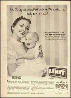1955 Vintage print advertisment for LINIT perfect laundry starch ...