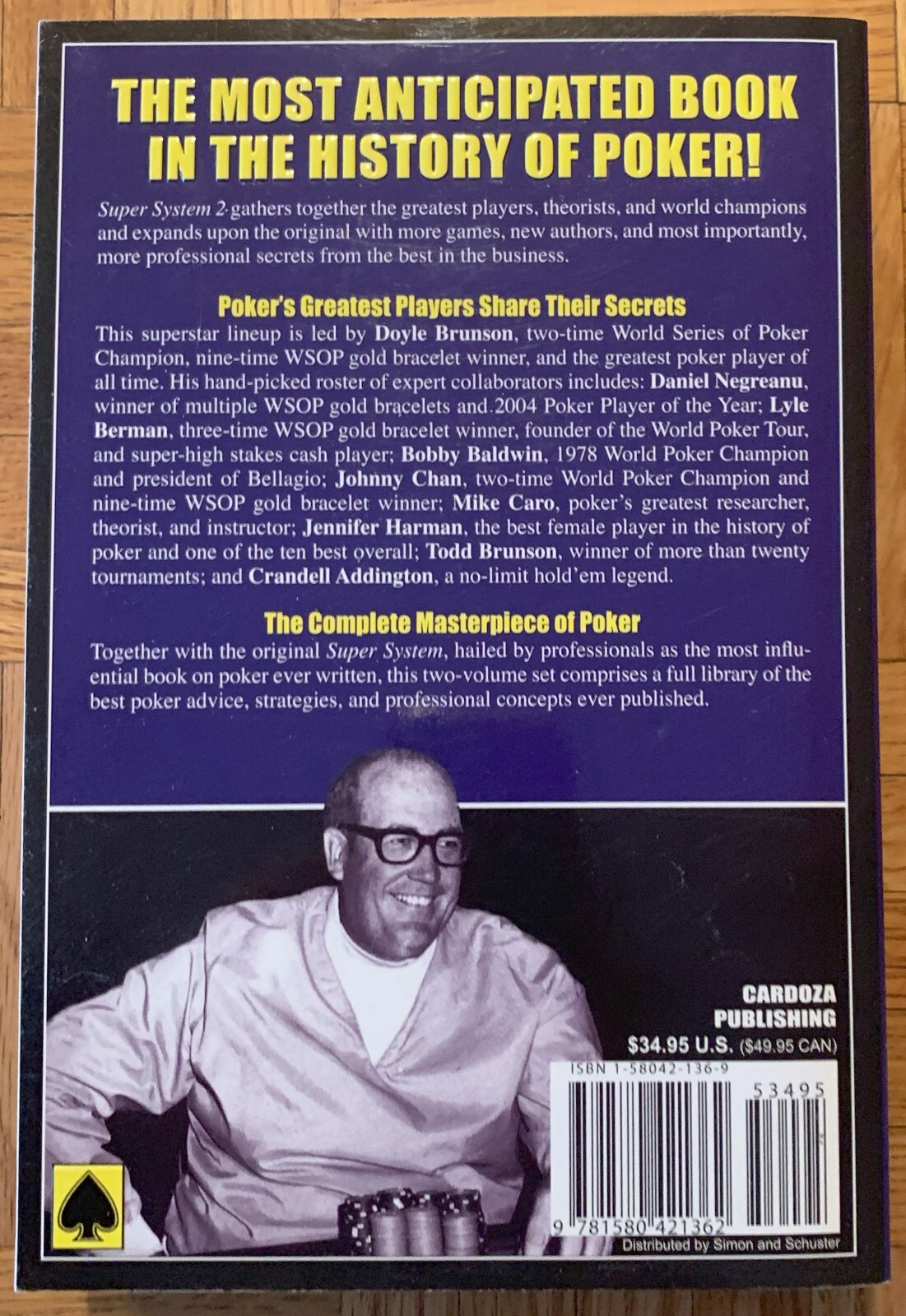 Doyle Brunson's Super System 2 : A Course in Power Poker FIRST EDITION ...