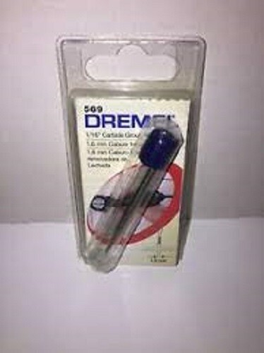 DREMEL 569 ROTARY POWER TOOL 1/16" CARBIDE GROUT REMOVAL BIT ATTACHMENT ...