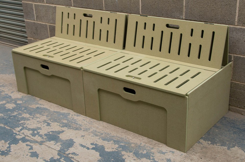 PLY Bed Rock And Roll Seat Camper Van Storage Pull Out Sofa 1800mm ...