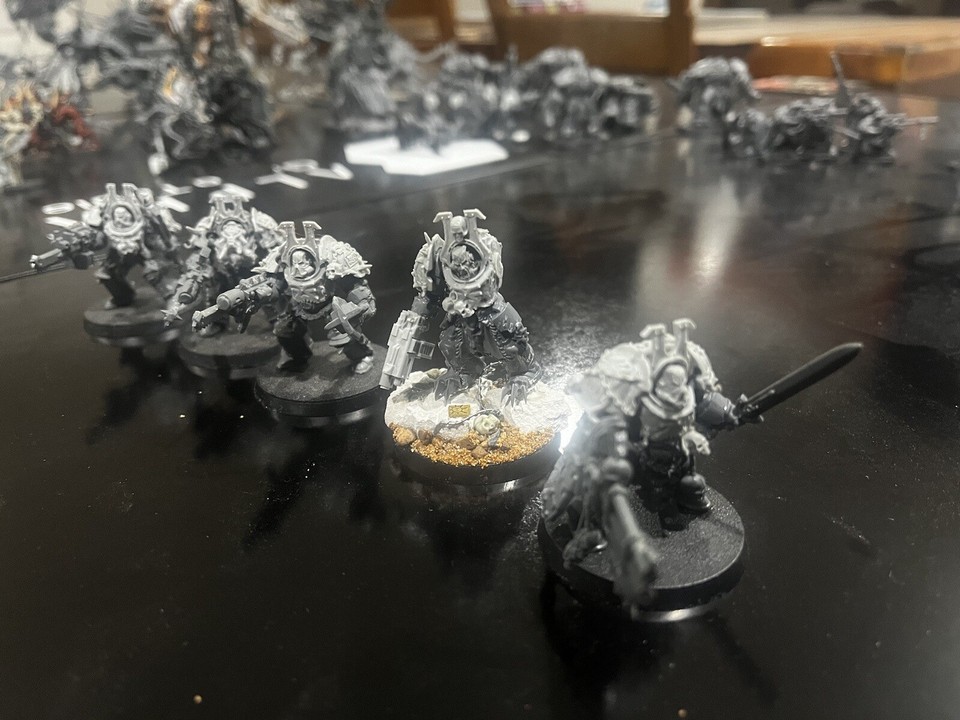 Games Workshop Warhammer 40K Chaos Space Marines Terminators - Khorne ...