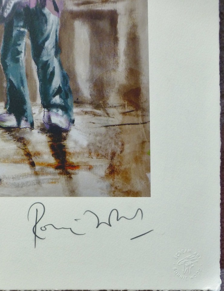 RONNIE WOOD BIGGER BANG - RED HAND SIGNED ROLLING STONES 217/290 ...