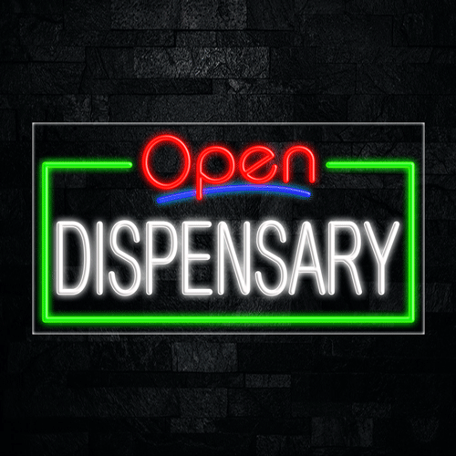 Dispensary LED Neon Sign 33"L x 18"H #35689 | eBay