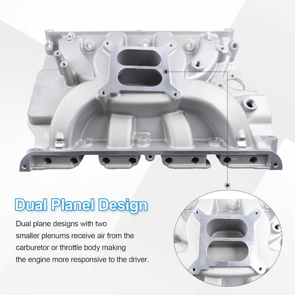 Aluminum Intake Manifold For Ford 352 360 390 406 410 427 & 428ci FE V8 ...